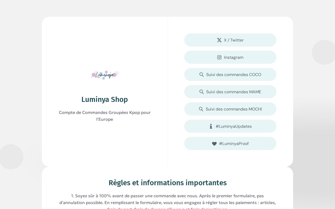 Luminya Shop